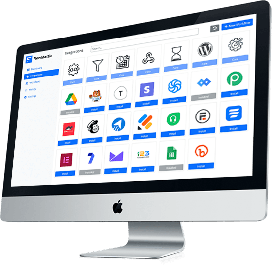 Integrations With Flowmattic Automation Plugin For Wordpress