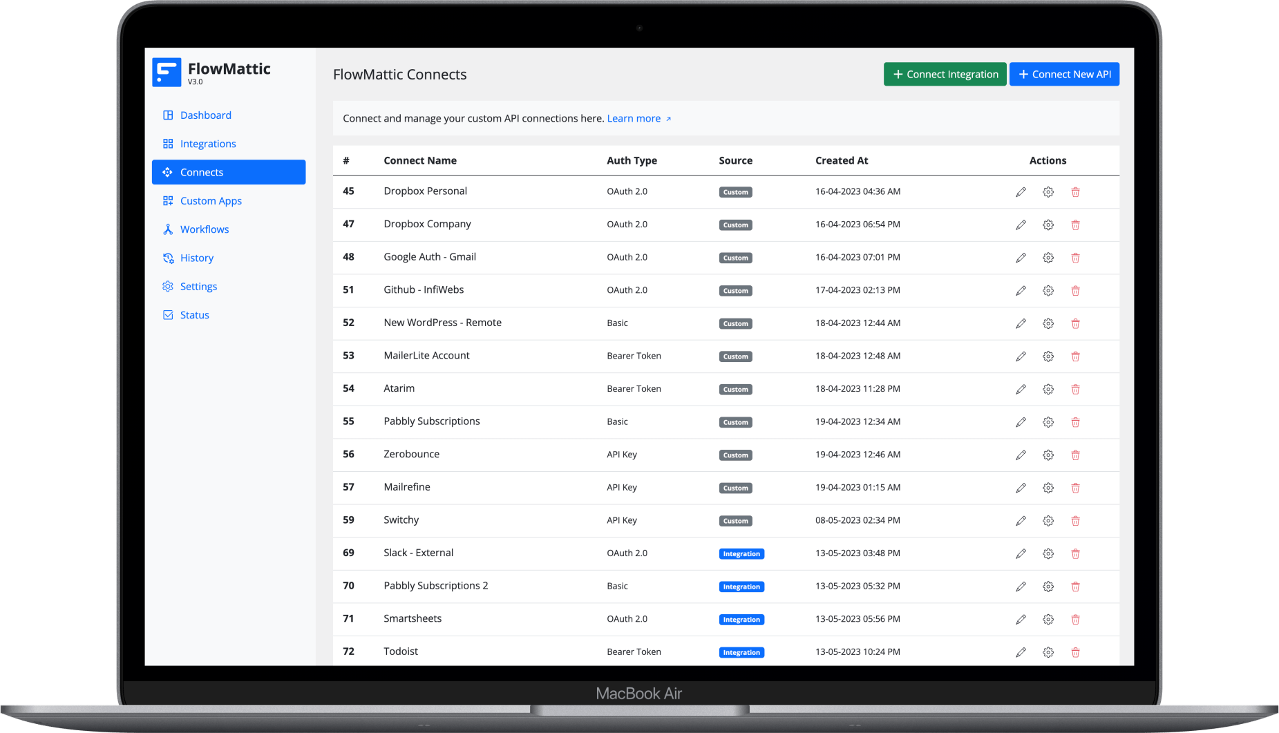FlowMattic Connects - Bring your own API to automate more..