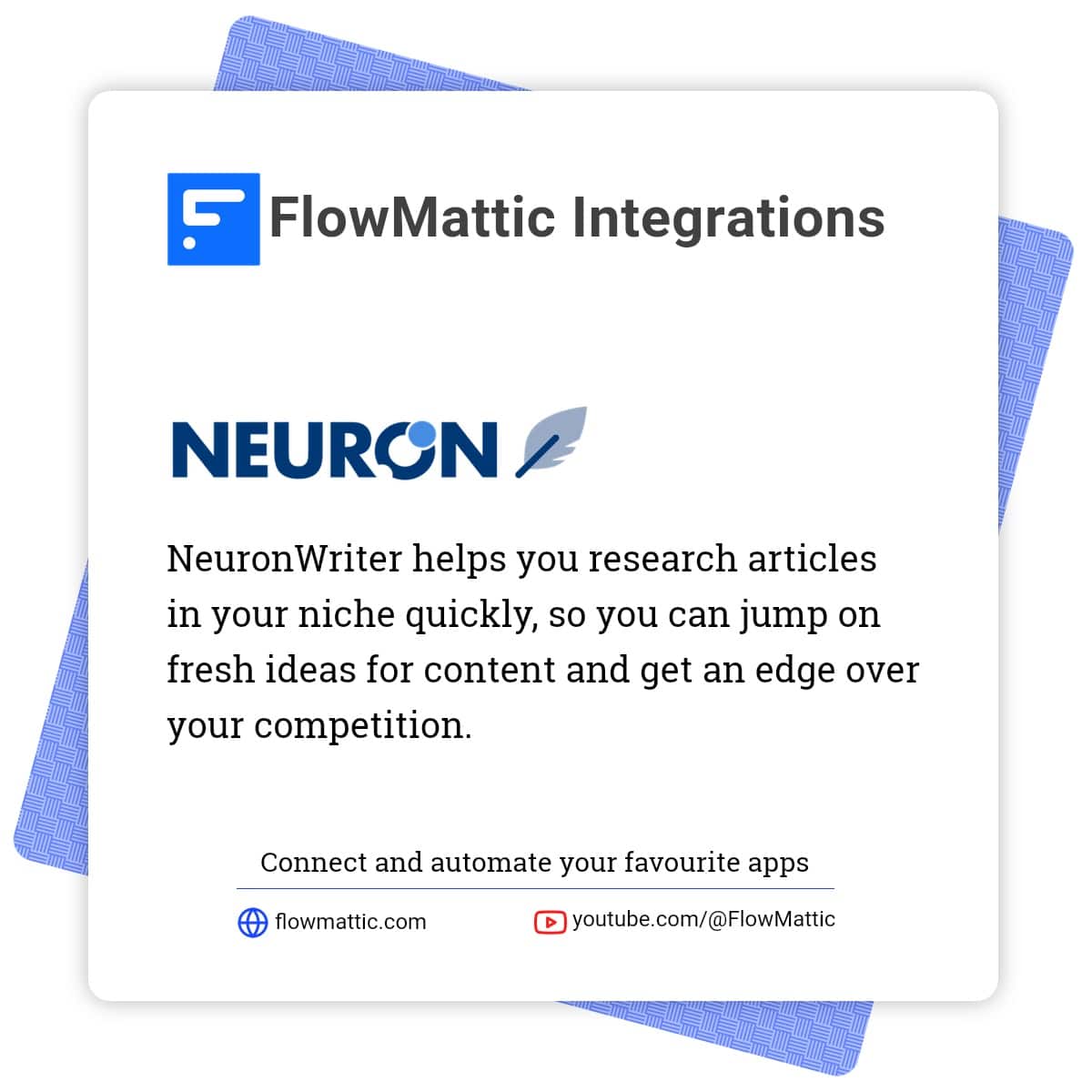NeuronWriter API and Webhooks - Connect your favourite apps