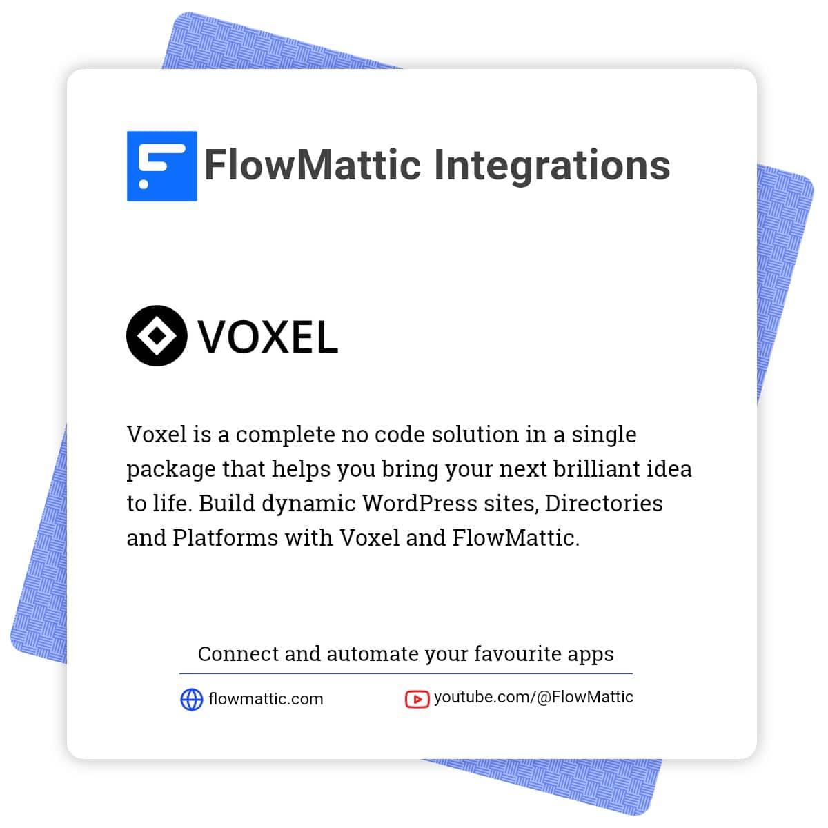 Voxel Webhooks and API integration with FlowMattic