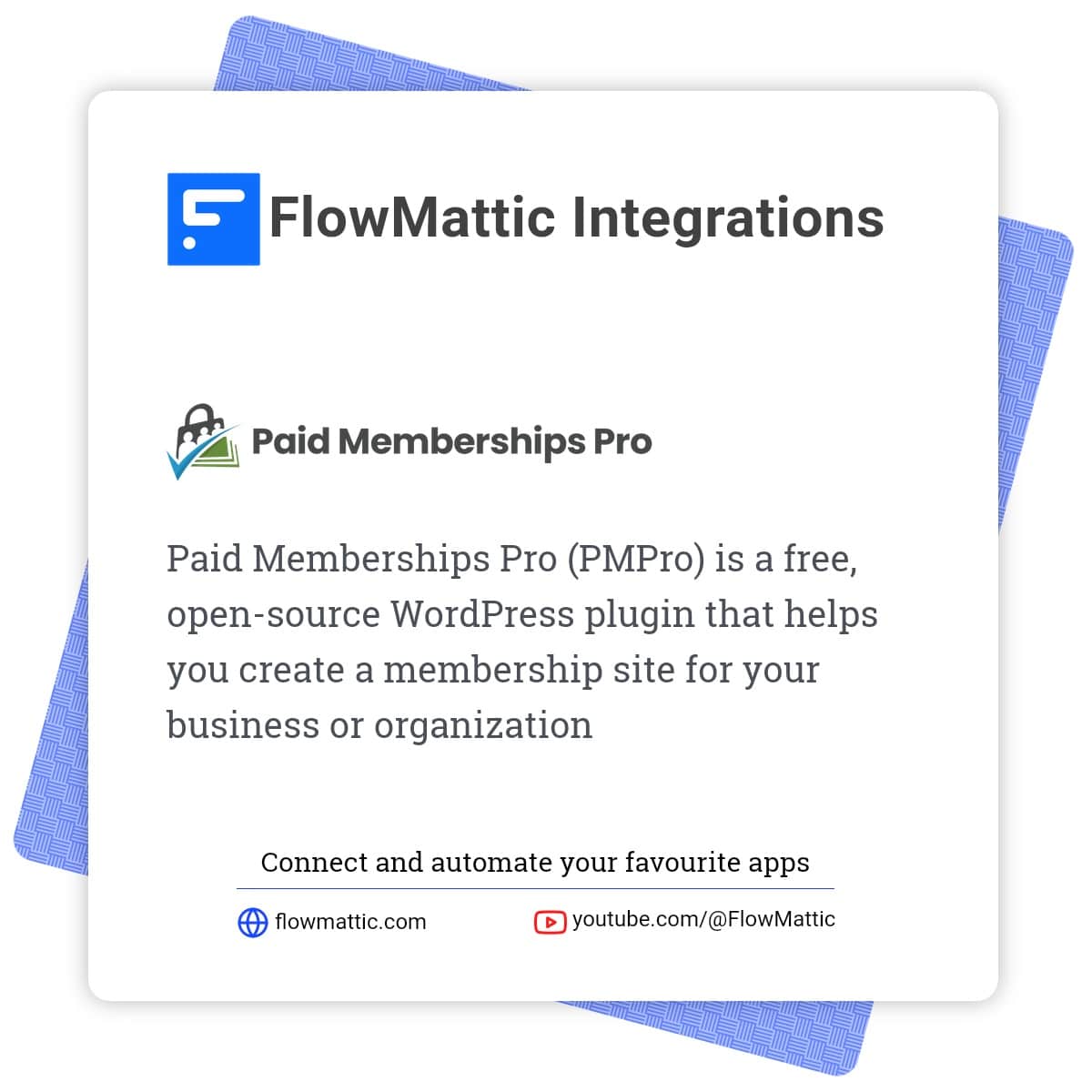 Paid Memberships Pro Integrations - FlowMattic